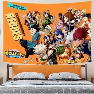 Wall Decor | My Hero Academia Postermy Hero Academia Tapestryanime ...
